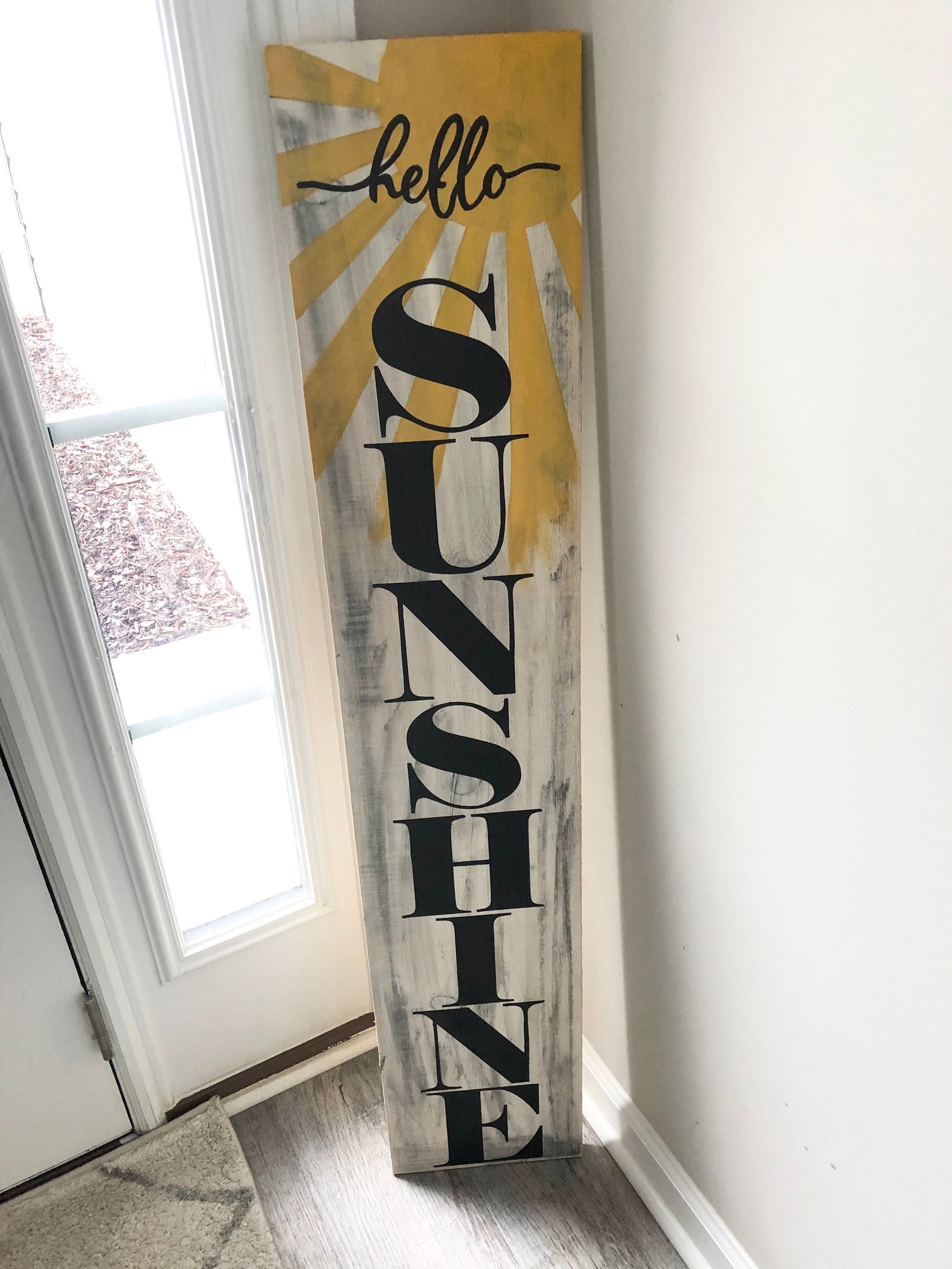 Hello Sunshine Welcome Sign - Etsy