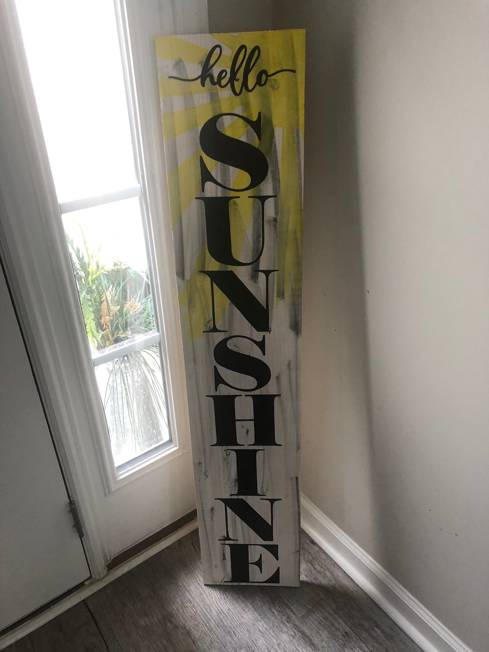 Hello Sunshine Welcome Sign - Etsy