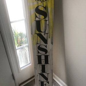 Hello Sunshine Welcome Sign - Etsy