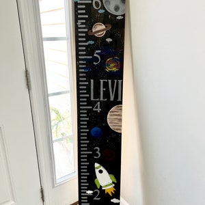 Space Themed Growth Chart - Etsy