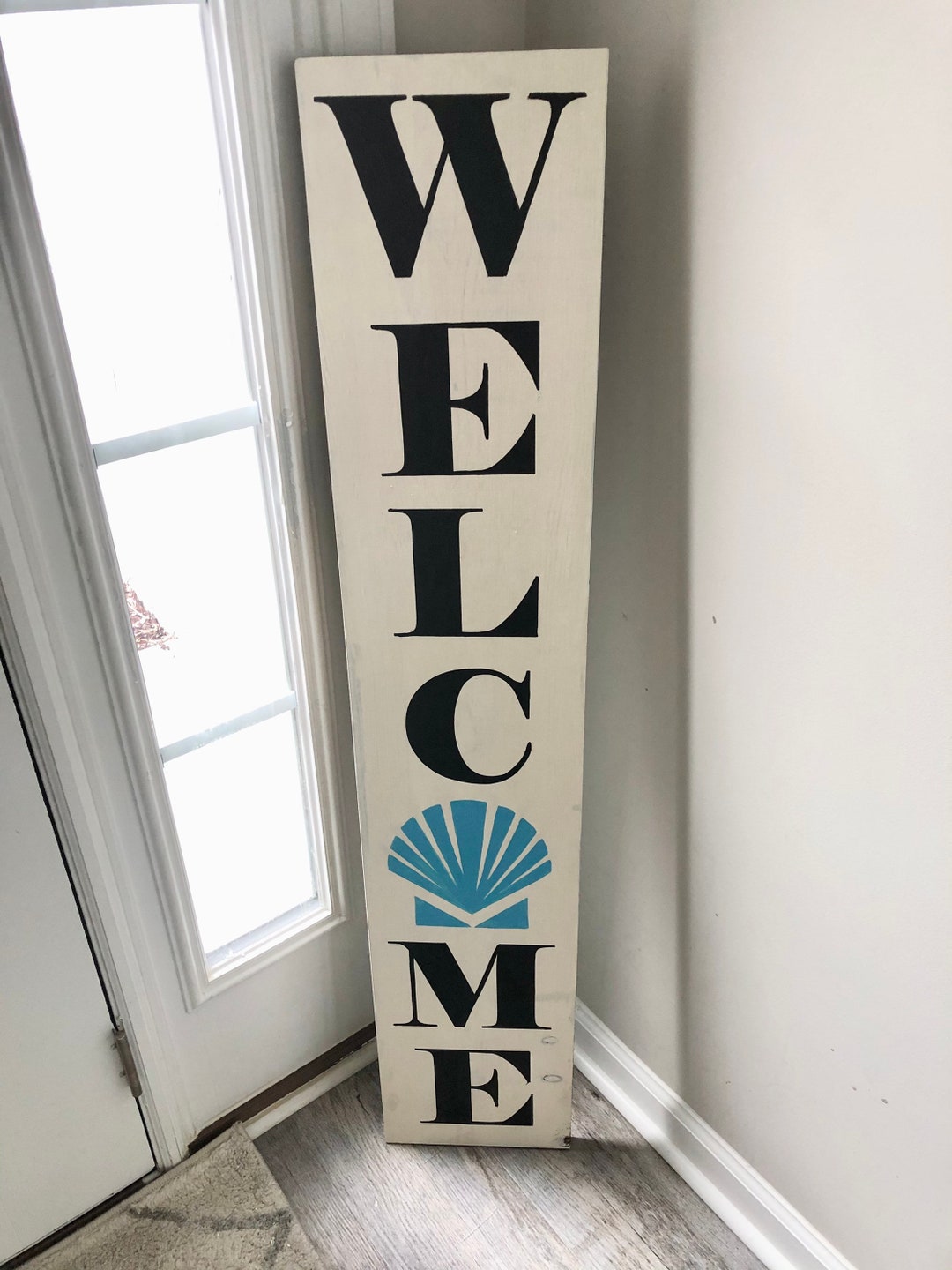 Seashell Welcome Sign - Etsy