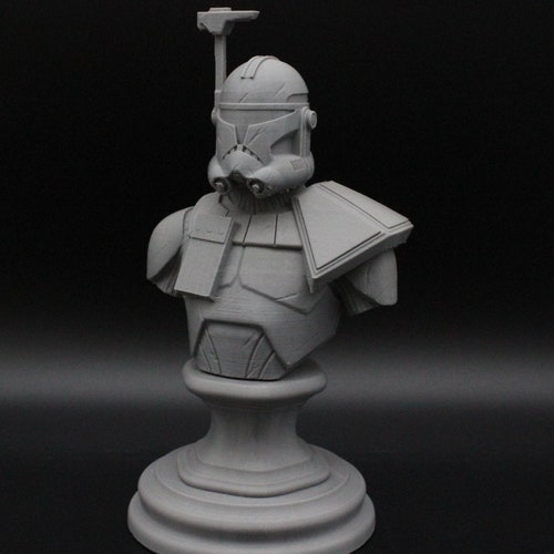 Captain Rex Bust 3D Print Files | Etsy