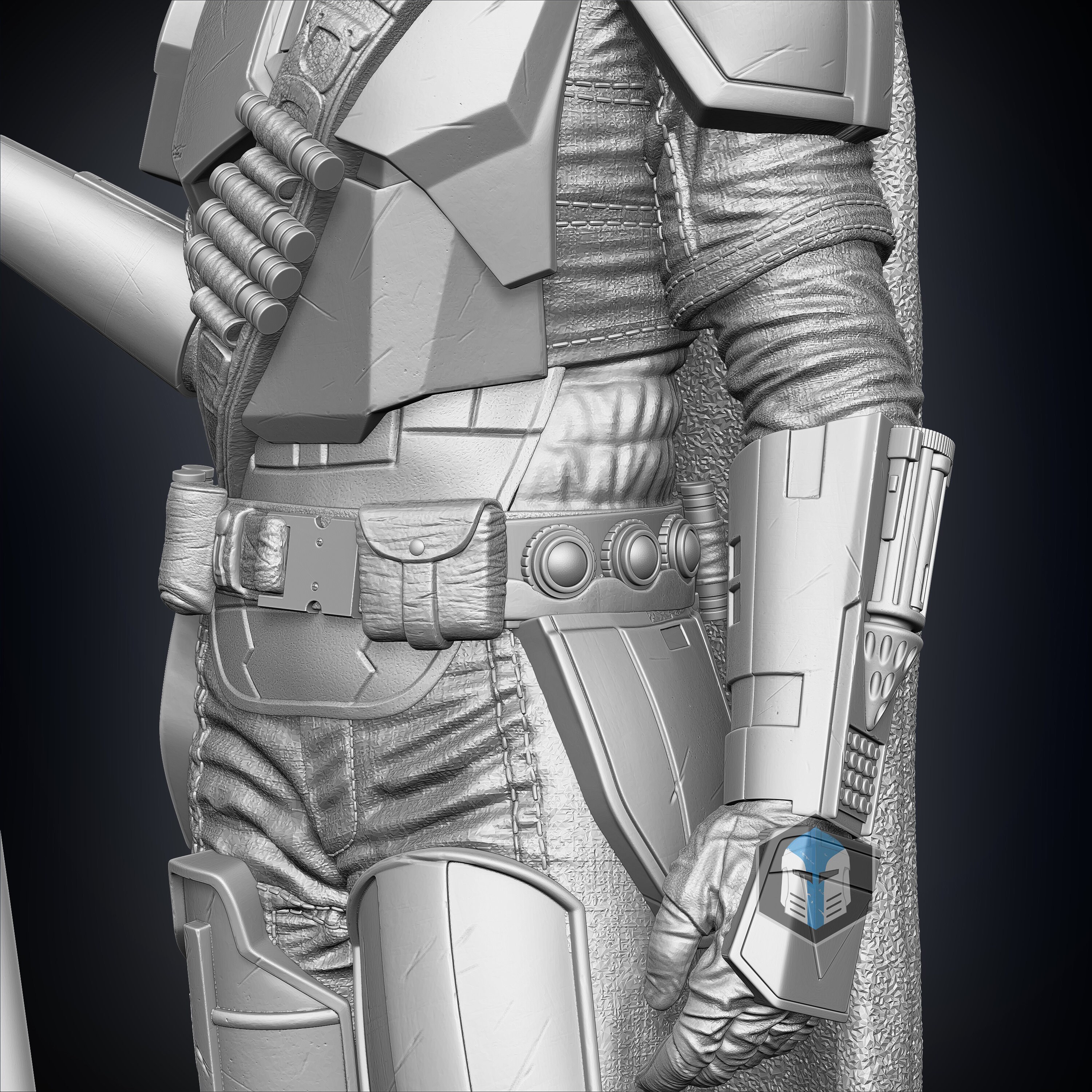 Mandalorian Figurine Season 2 Pose 1 3D Print Files | Etsy