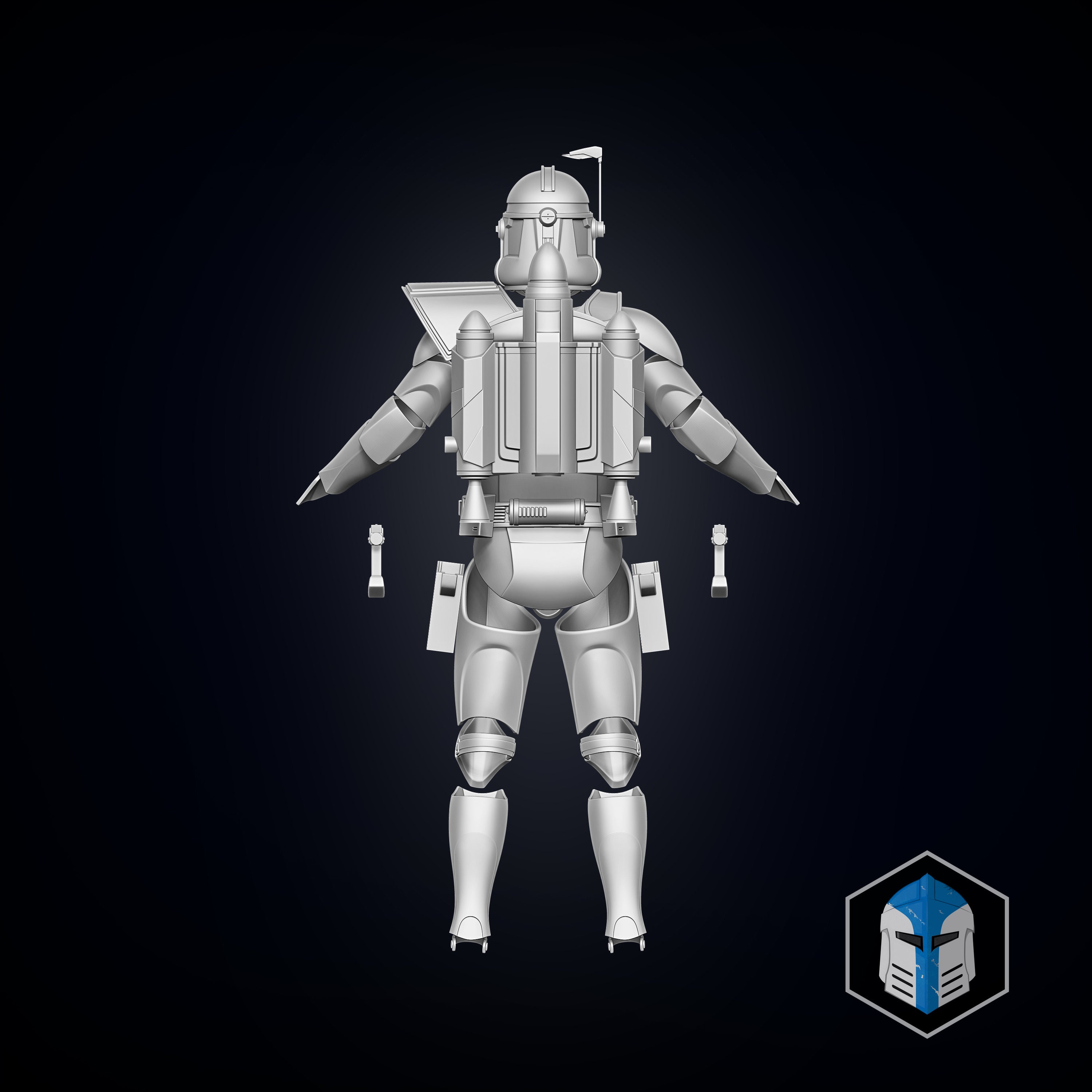 Realistic Captain Rex Armor 3D Print Files - Etsy Australia