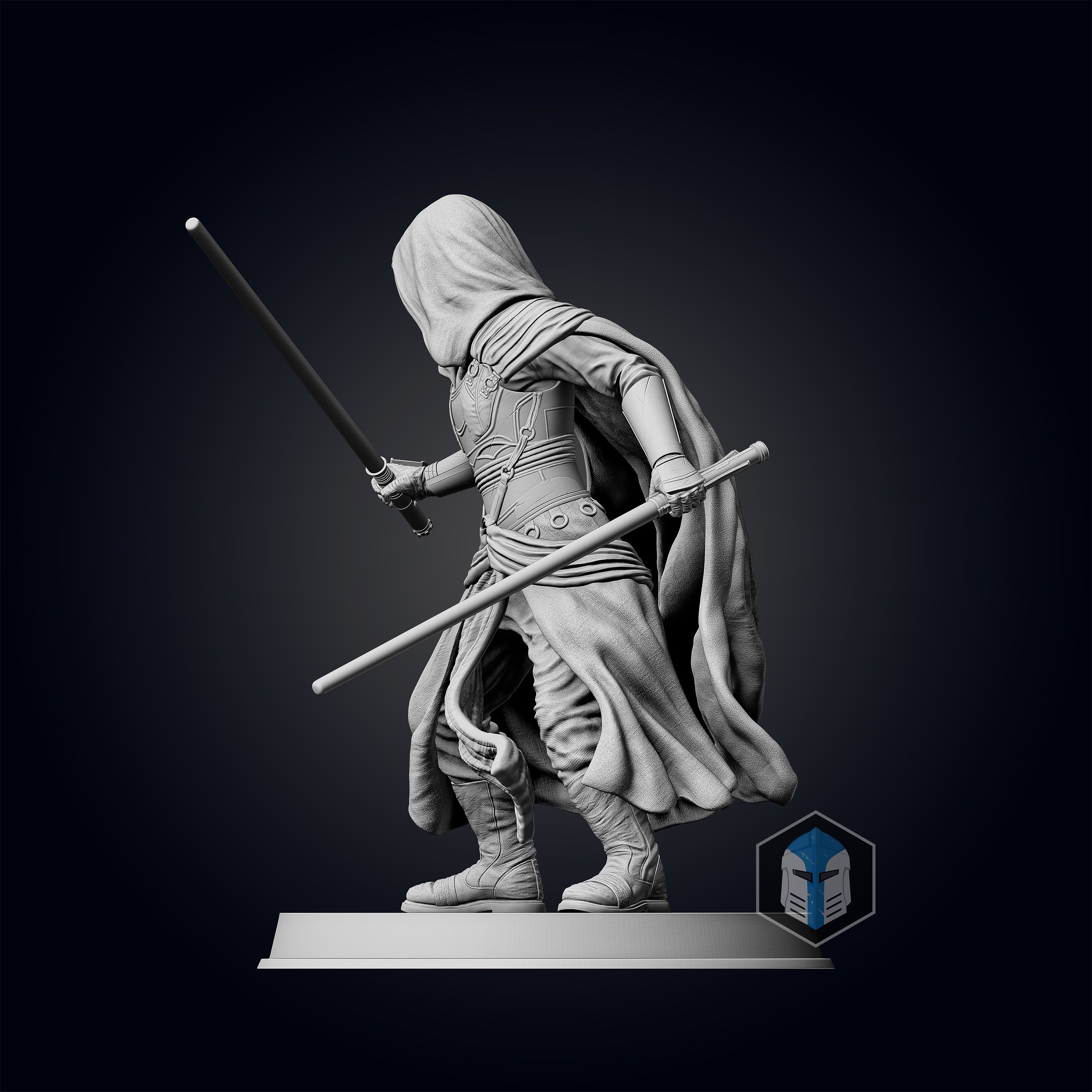 Darth Revan Figurine Pose 1 3D Print Files | Etsy