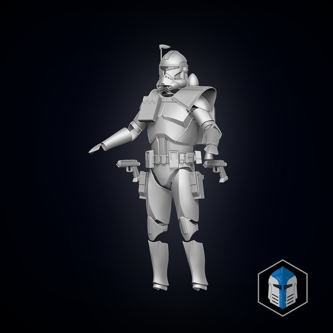 Realistische Captain Rex Rüstung 3D Druckdateien - Etsy.de