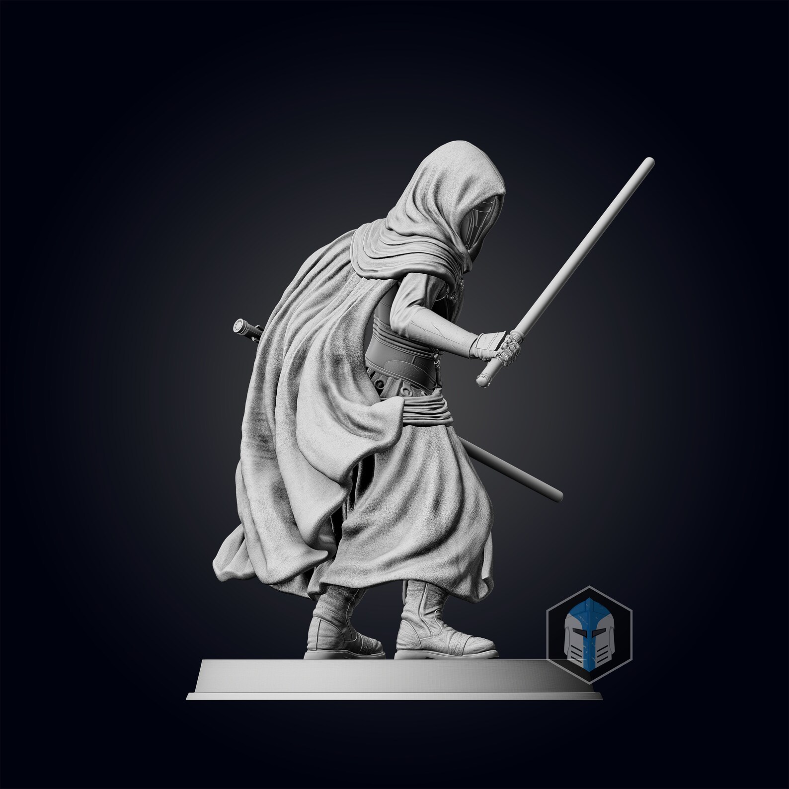 Darth Revan Figurine Pose 1 3D Print Files | Etsy