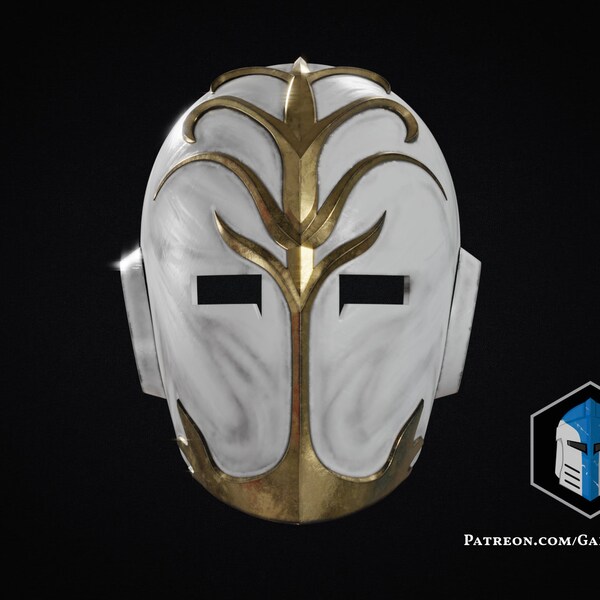 Jedi Temple Guard Mask 3d Etsy