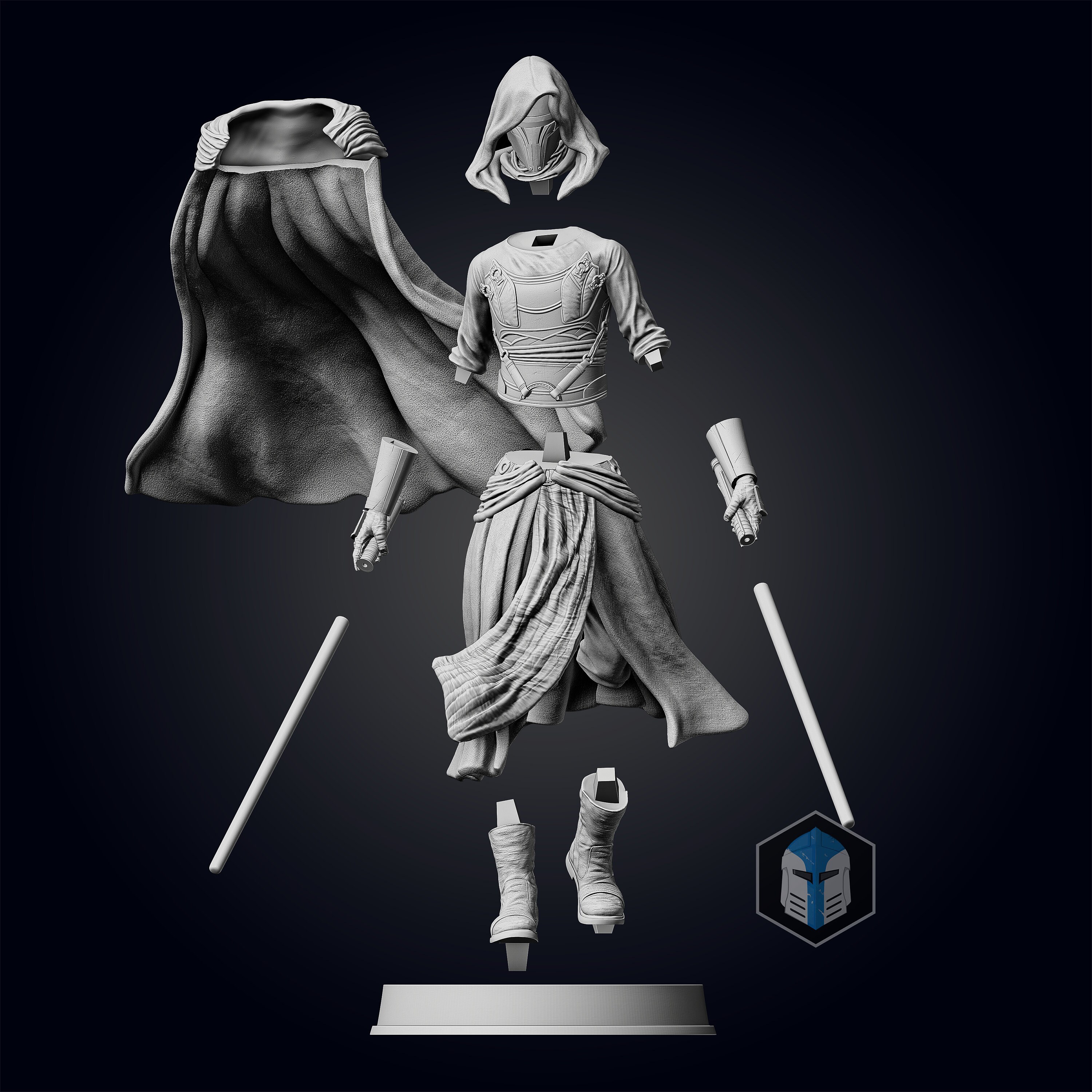 Darth Revan Figurine Pose 2 3D Print Files - Etsy Canada