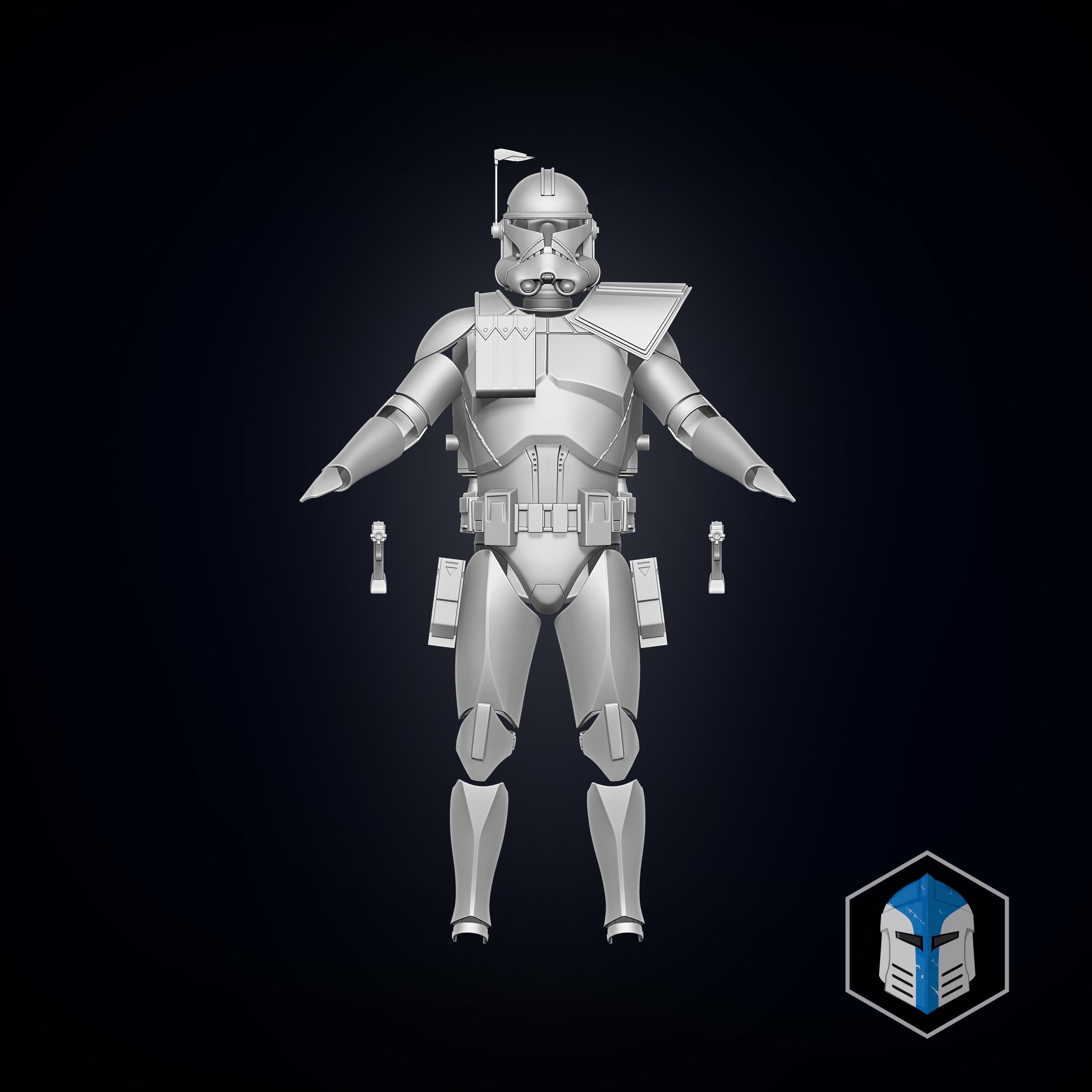 Realistic Captain Rex Armor 3D Print Files - Etsy Australia