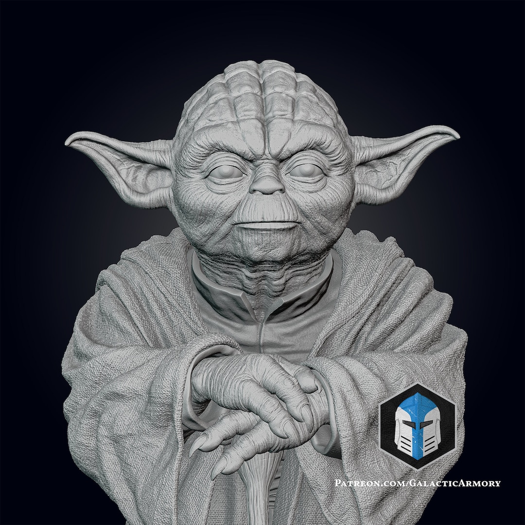 Yoda Figurine Pose 2 3D Print Files - Etsy UK