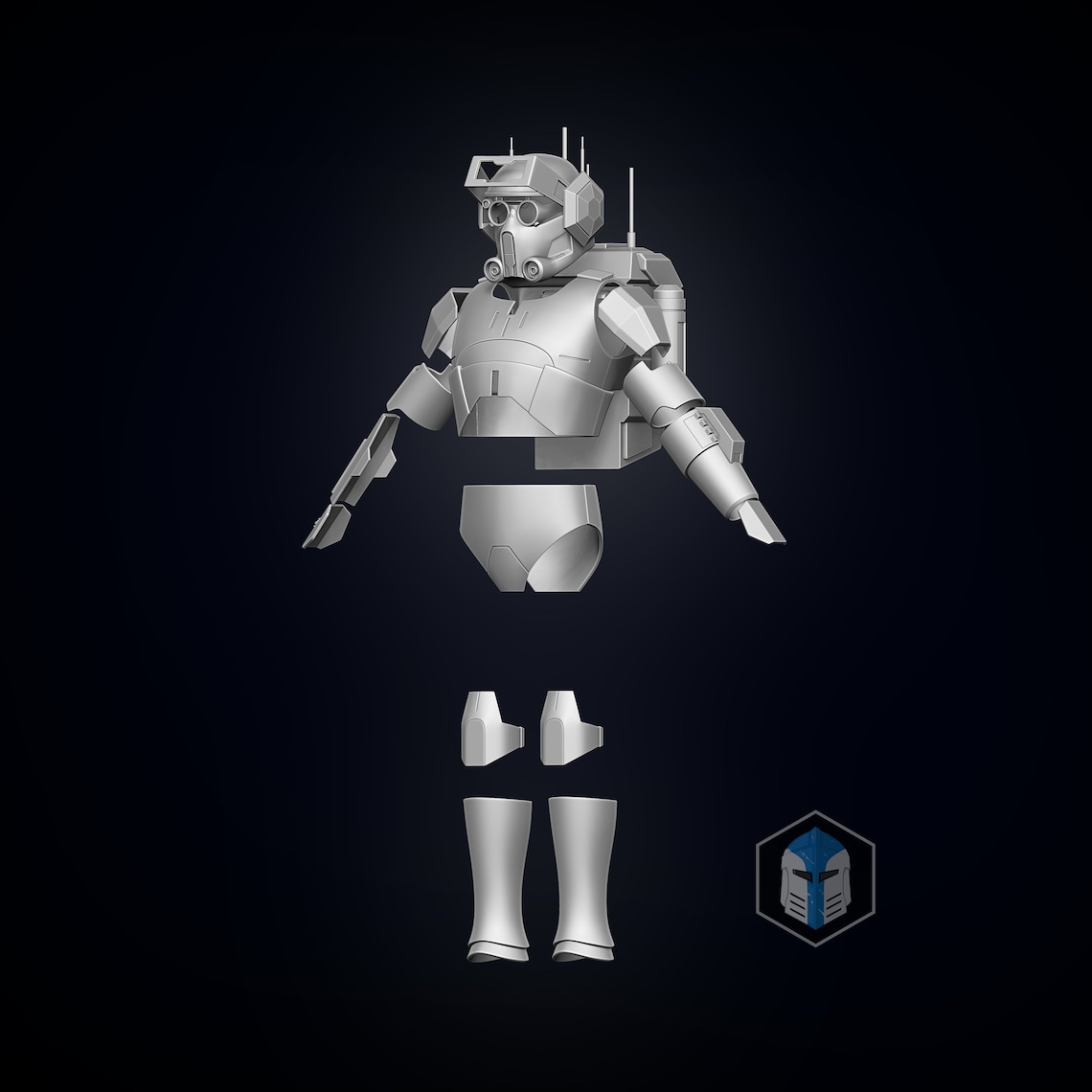 Bad Batch Tech Armor 3D Print Files - Etsy Canada