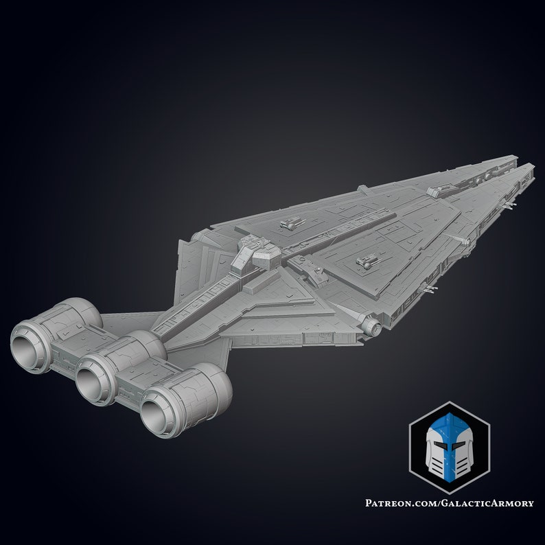 Clone Wars Arquitens Ship 3D Print Files - Etsy