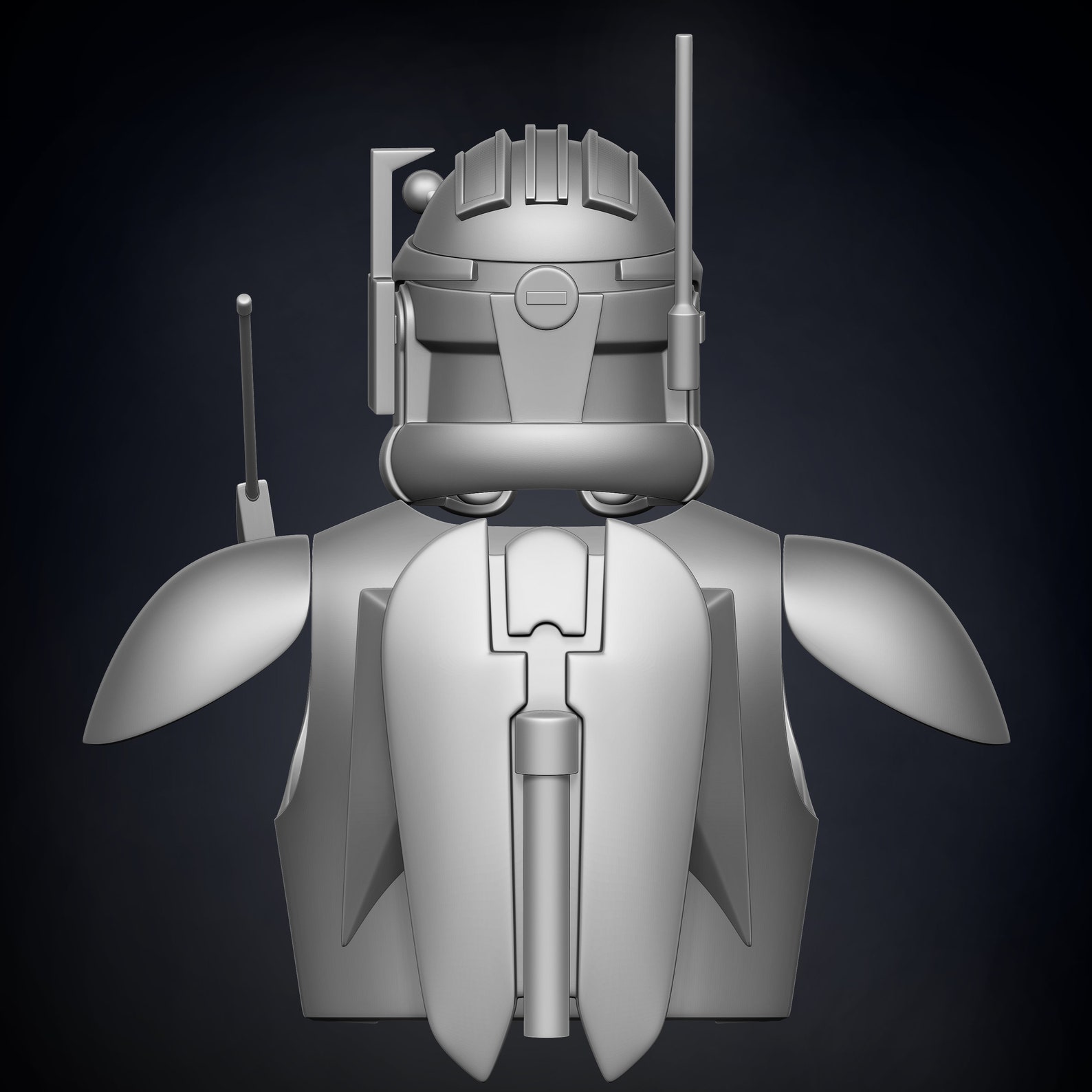 Animated Commander Cody Armor Accessories 3D Print Files - Etsy