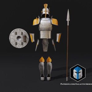 Bartok Medieval Commander Cody Armor - 3D Print Files - Etsy