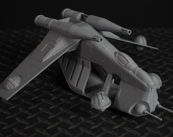 1:48 Scale LAAT Gunship Model Kit Physical Item Miniature Games Clone ...