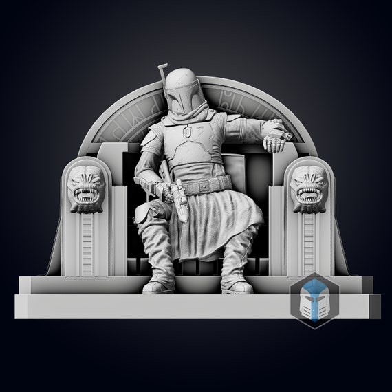 Boba Fett Figurine Pose 6 3D Print Files | Etsy