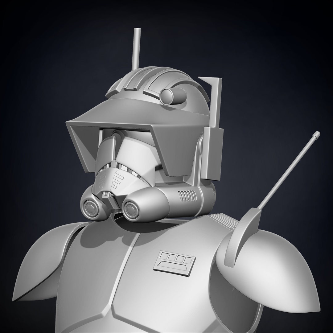 Animated Commander Cody Armor Accessories - 3D Print Files - Etsy