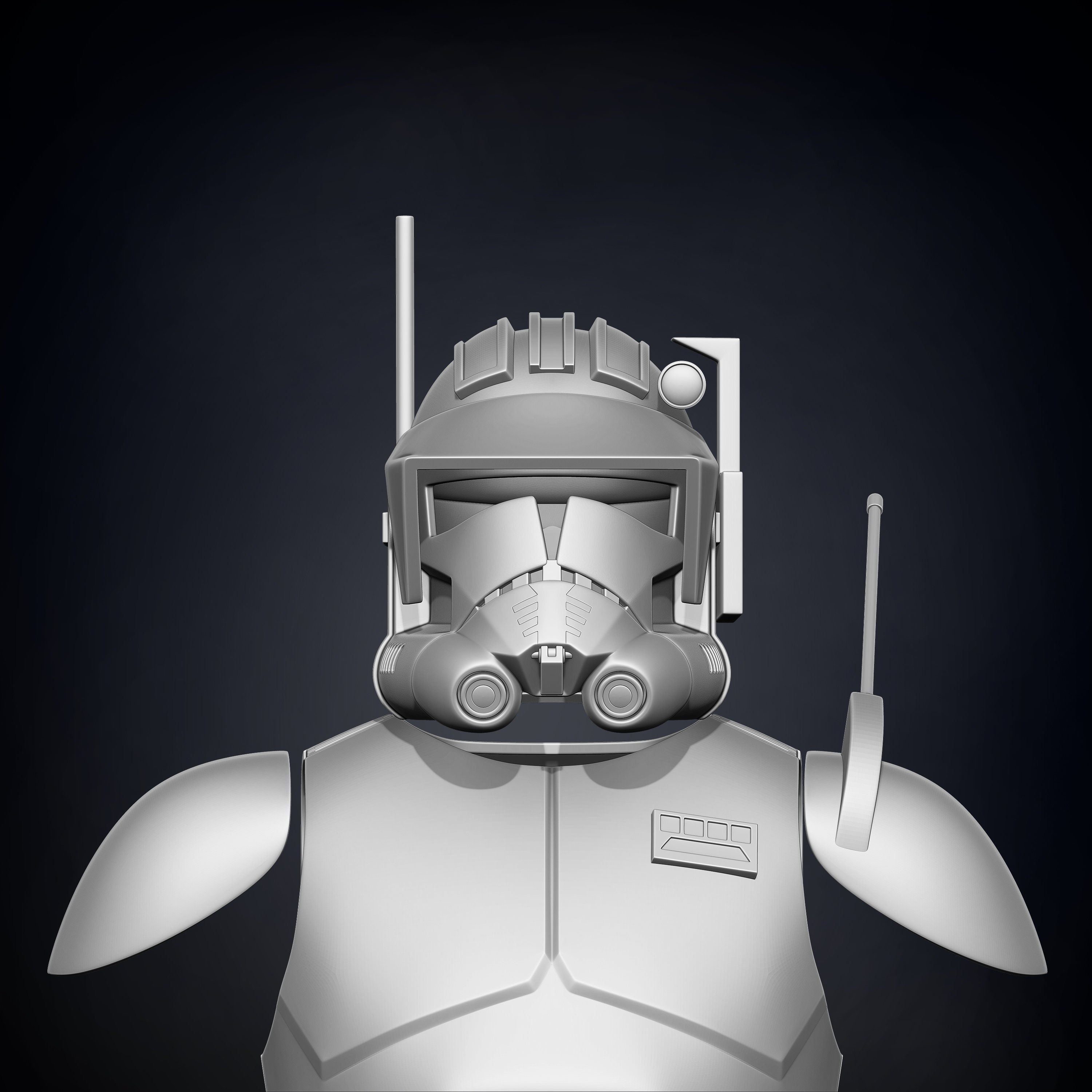 Animated Commander Cody Armor Accessories 3D Print Files - Etsy