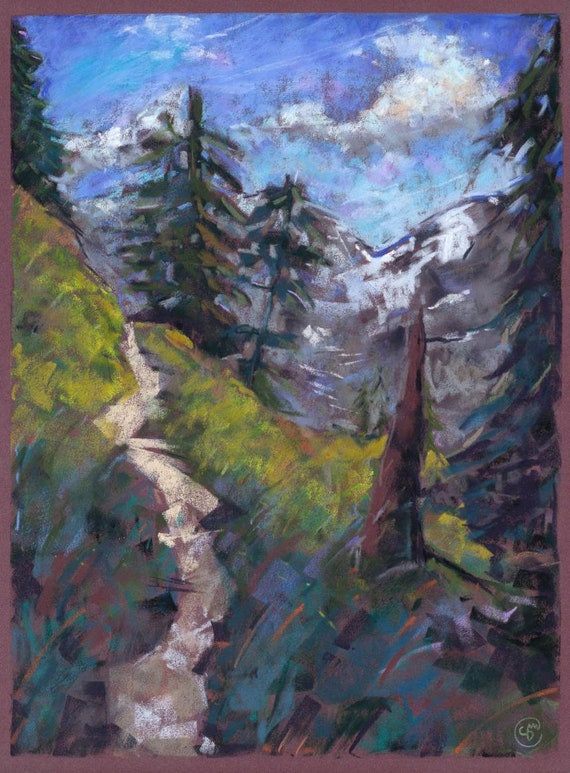 Mountain Path Painting