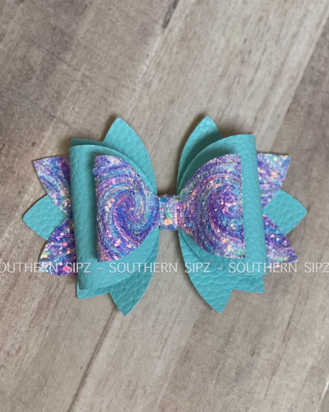 Blue Straw Bow, Straw Topper, Tumbler Bow, Holograghic Bow for Straw - Etsy