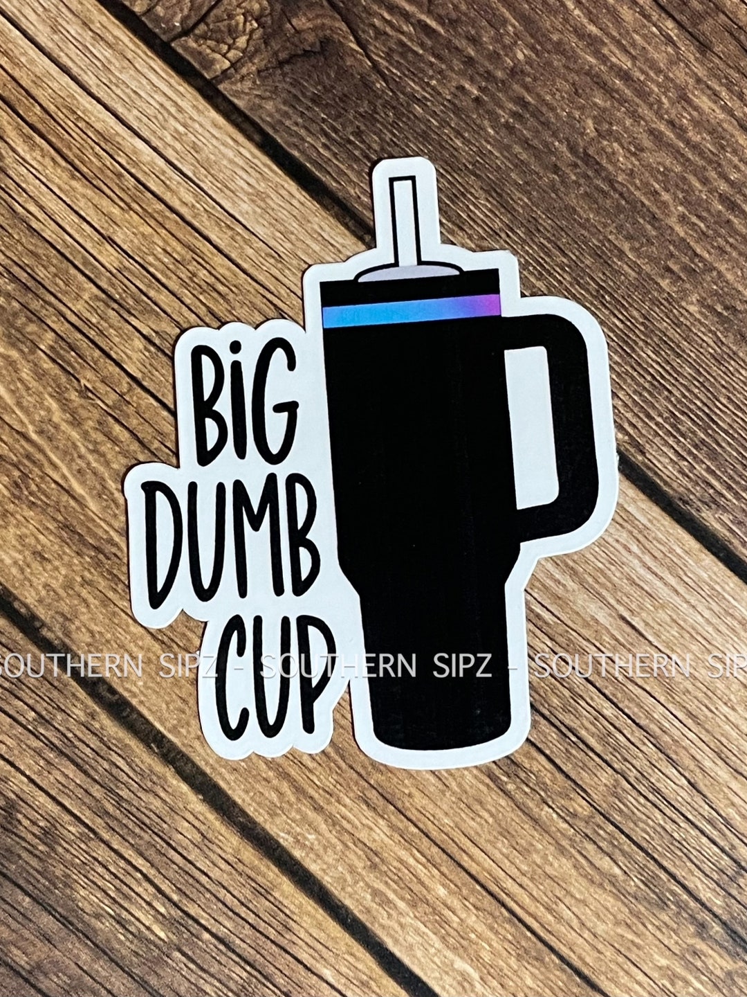 Black Chroma Tumbler Sticker, Big Dumb Cup Sticker, Stanley Sticker ...