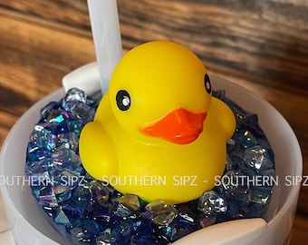Duck Topper, Rubber Duck Stanley Lid Topper, Lid Topper for Tumbler ...