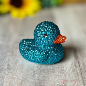Rhinestone Rubber Duck, Bling Duck, Duck Duck, Rubber Duckie, Bejeweled ...
