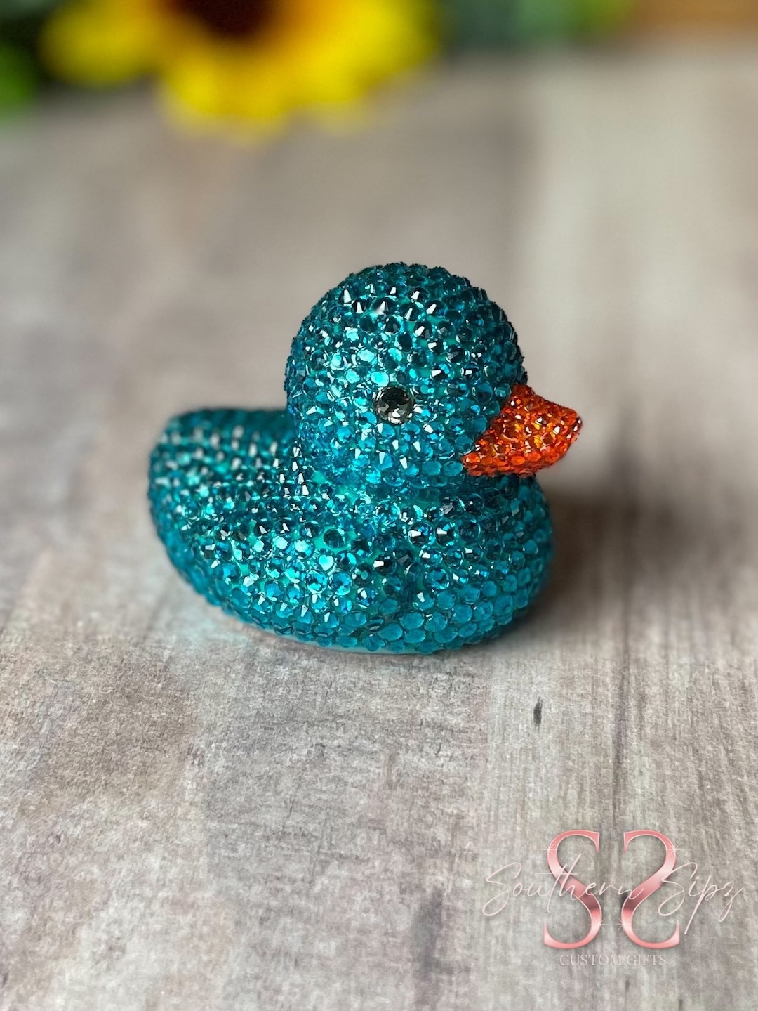 Rhinestone Rubber Duck, Bling Duck, Duck Duck, Rubber Duckie, Bejeweled ...