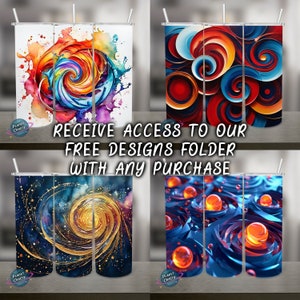 Horror Movie Icons, Neon Design Bundle, 20oz Skinny Tumbler Wraps ...