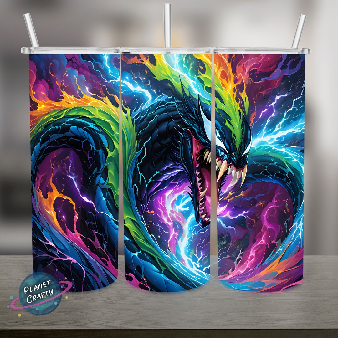 Snake Like, Venomous Abstract Design Creature PNG Design, 20oz Skinny ...
