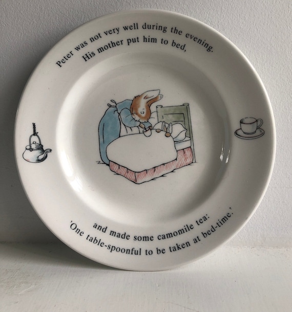 Peter Rabbit Plate - Etsy