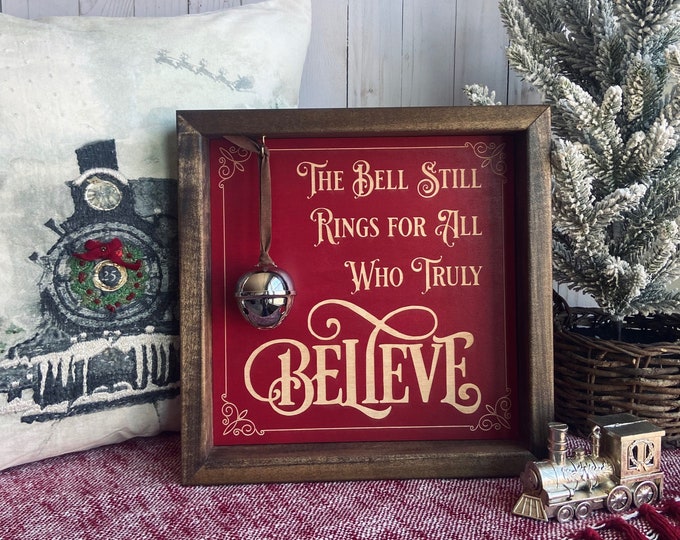 The Polar Express Believe Sign | the Polar Express Sleigh Bell | the ...