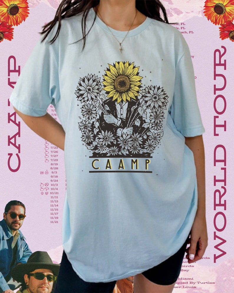 CAAMP BAND Fall Tour 2022 Shirt, Caamp Band Tour Sweatshirt - Etsy