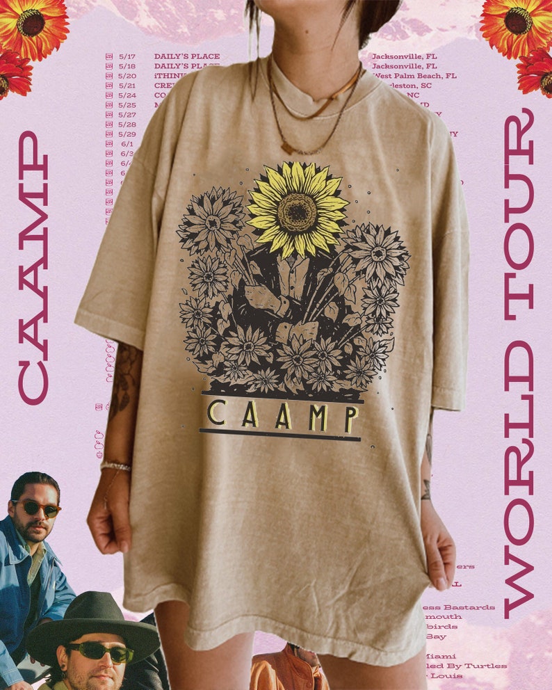 CAAMP BAND Fall Tour 2022 Shirt, Caamp Band Tour Sweatshirt - Etsy