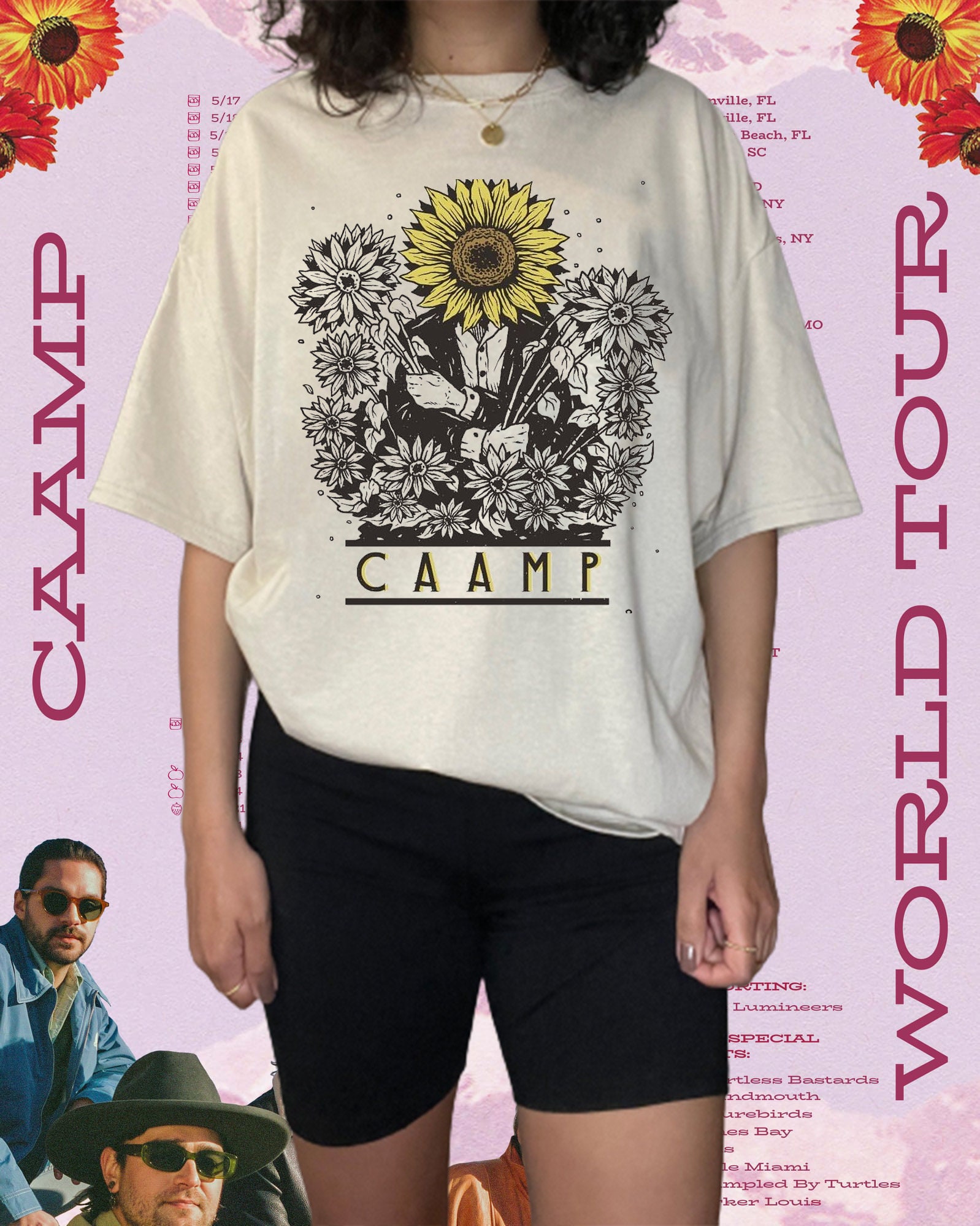 CAAMP BAND Fall Tour 2022 Shirt Caamp Band Tour Sweatshirt - Etsy