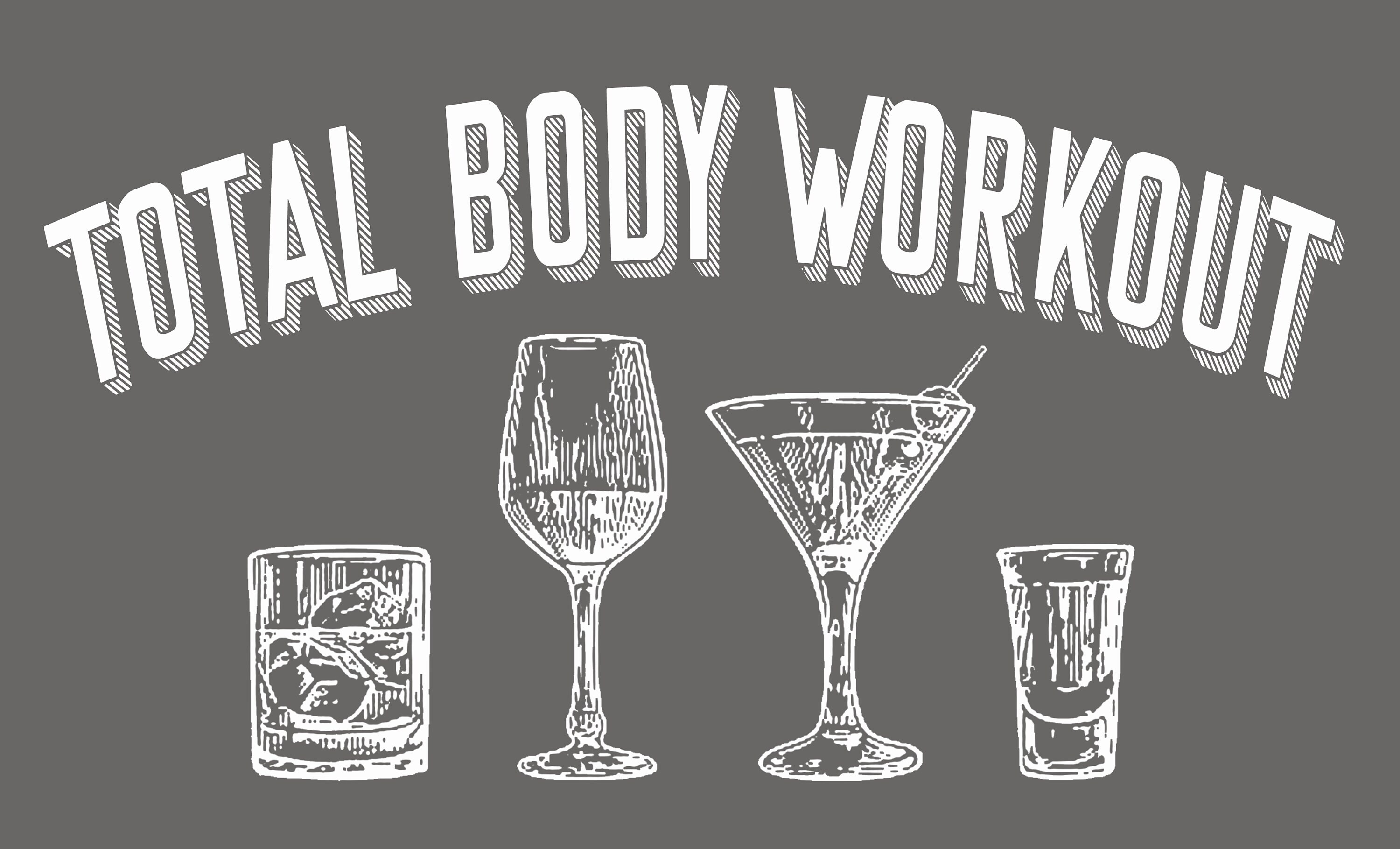Total Body Workout Graphic Tees funny Exercise Statement - Etsy