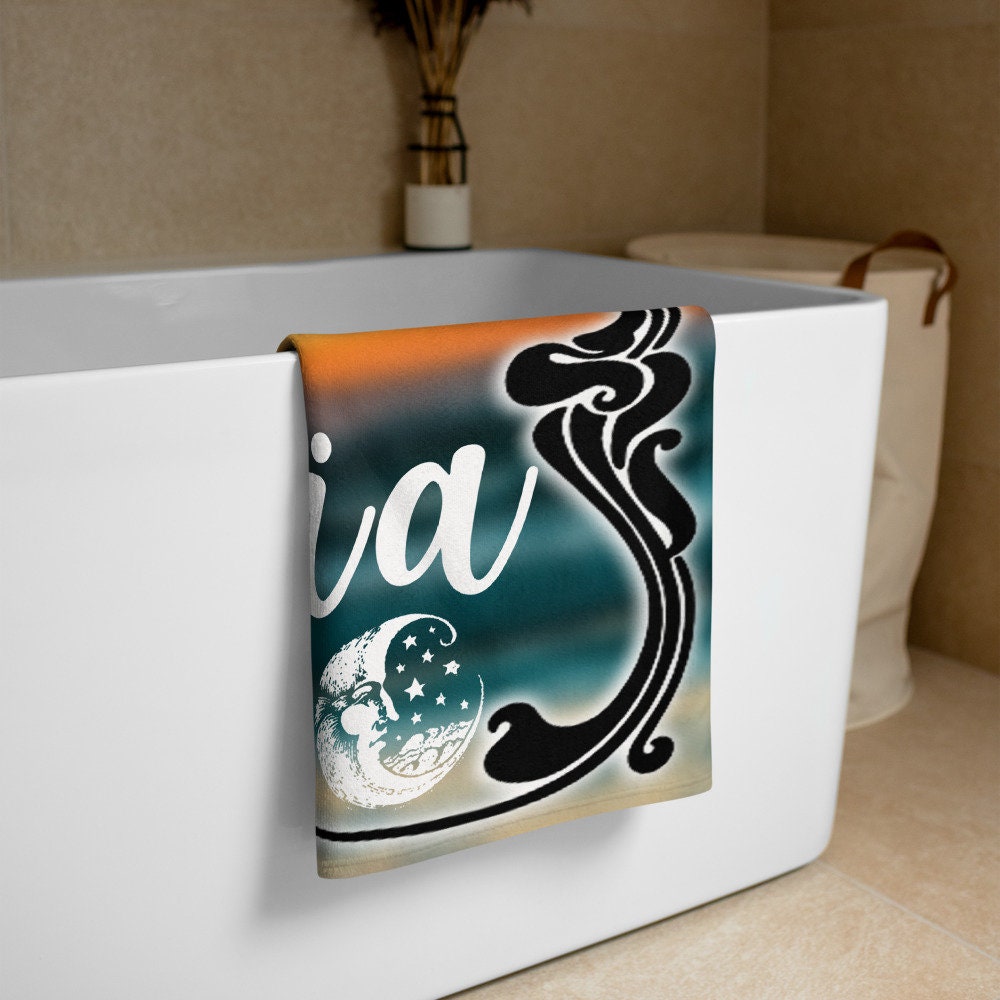 Personalized Beach Towel, Large 30 X 60 All Over Print Towel, Ocean ...