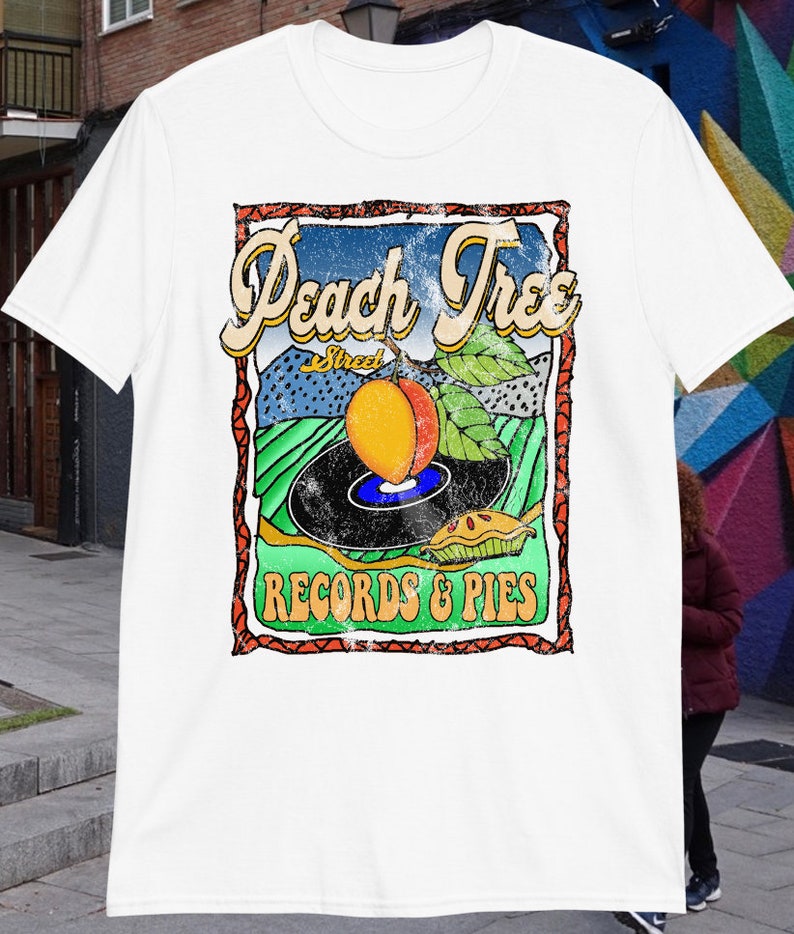 Georgia Tshirt, Peach Tree T Shirt, Oversized T Shirt, Grunge Aesthetic ...