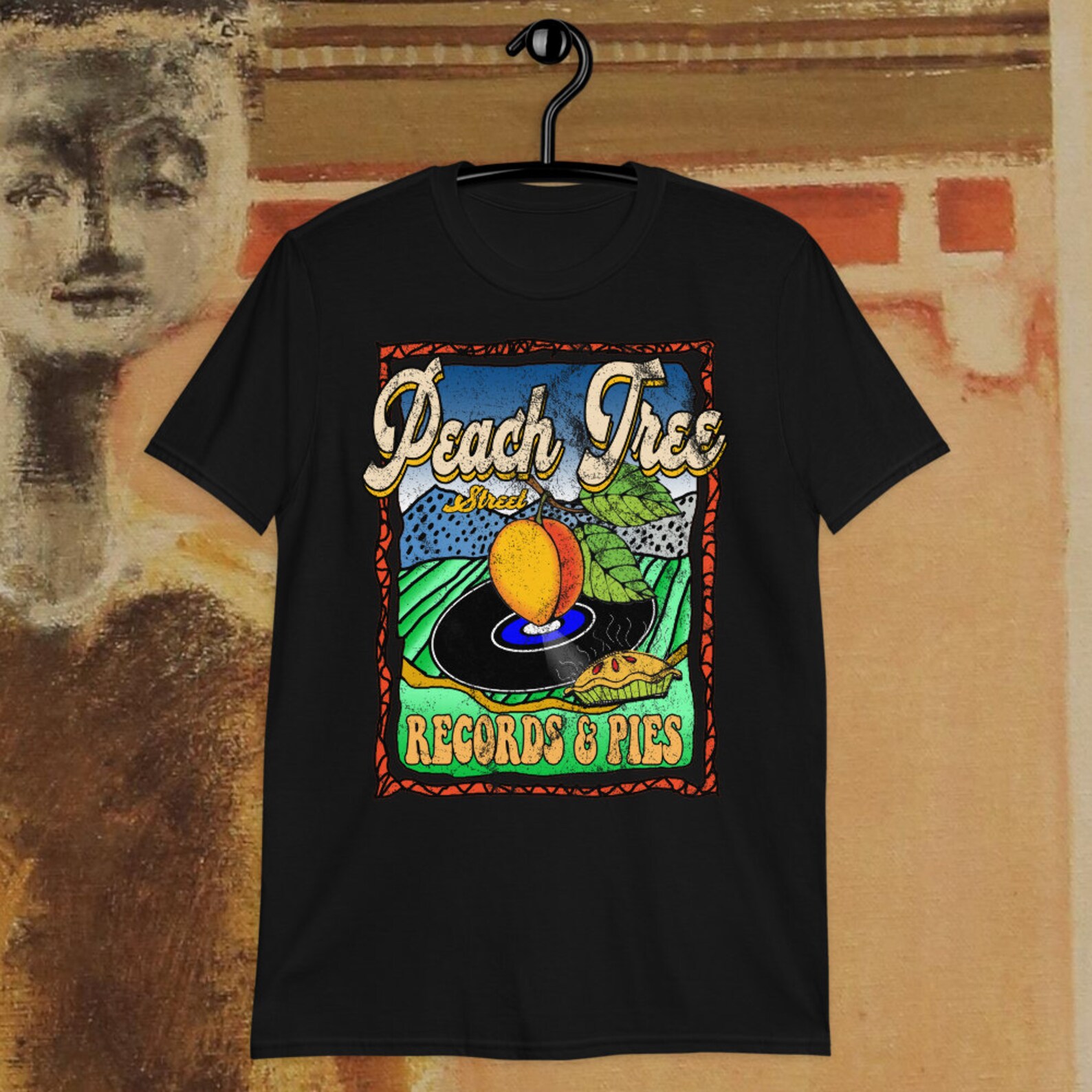 Peach Tree T Shirt, Oversized T Shirt, Grunge Aesthetic, Hippy Clothes ...