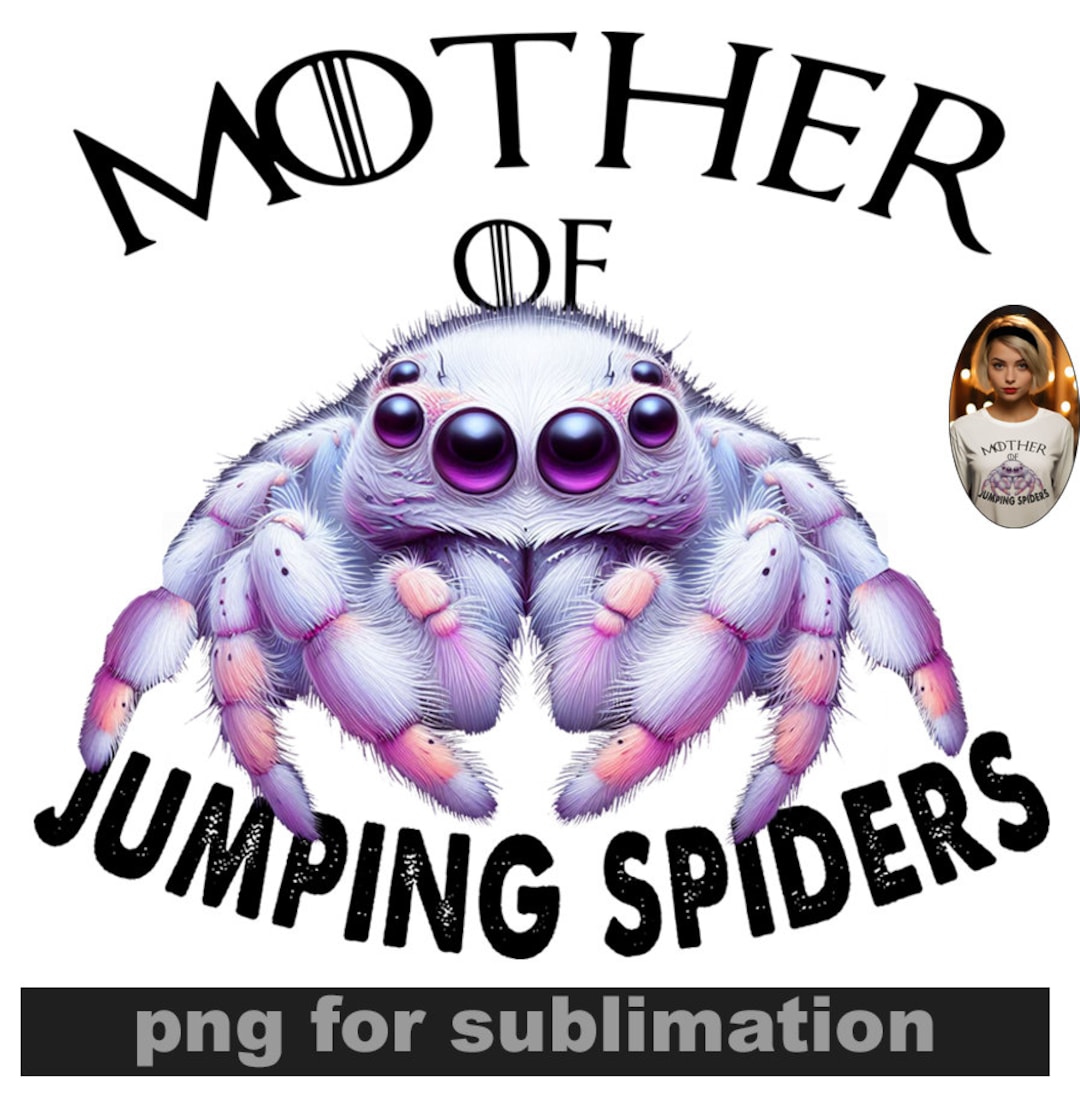 Cute Jumping Spider Png, Spider Png, Spider Transfer, Jumping Spider ...
