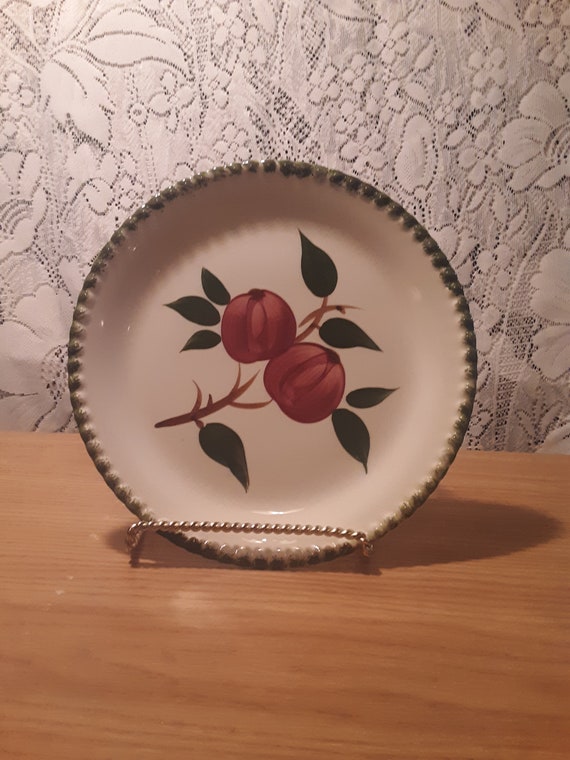 Vintage Blue Ridge Pottery Plate | Etsy