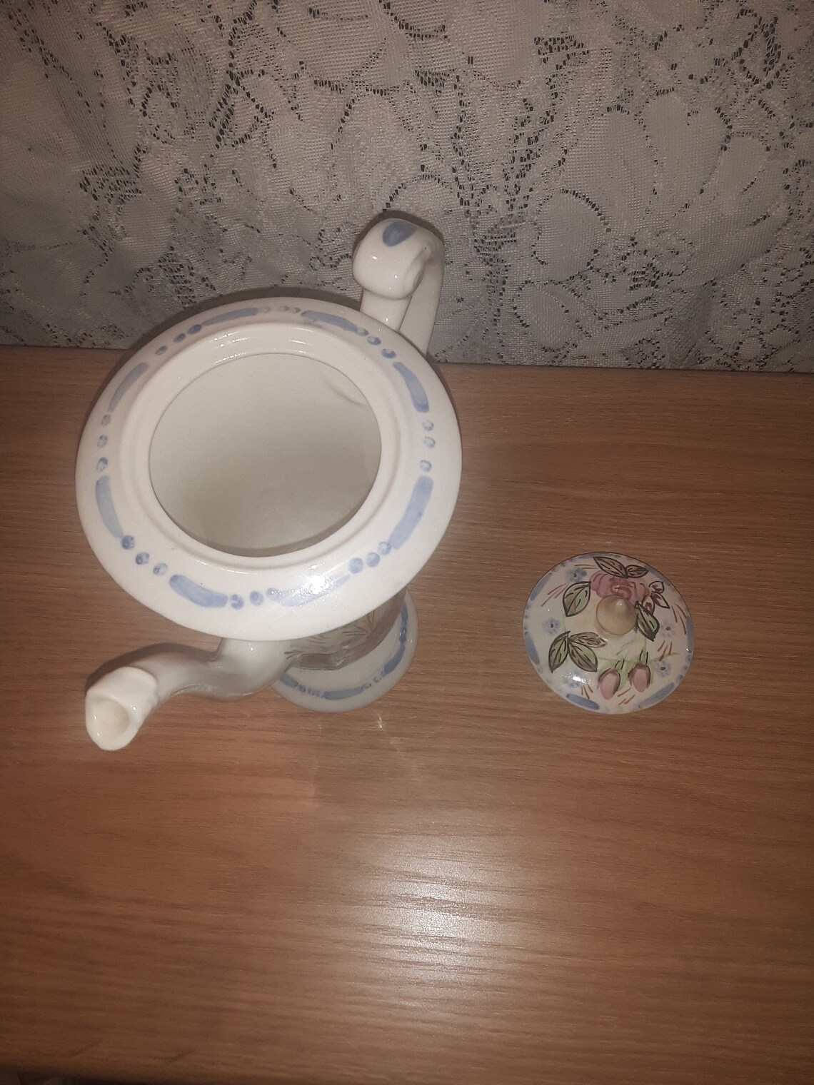 Blue Ridge Pottery Teapot With Lid - Etsy