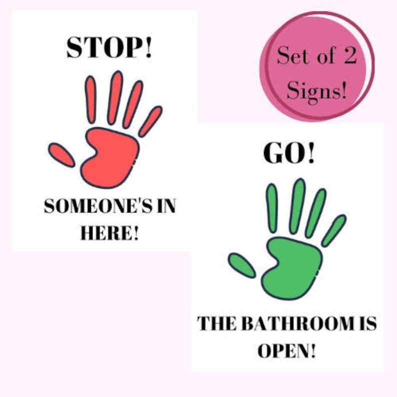 Printable Classroom Bathroom Signs/ Printables for Teachers/ | Etsy