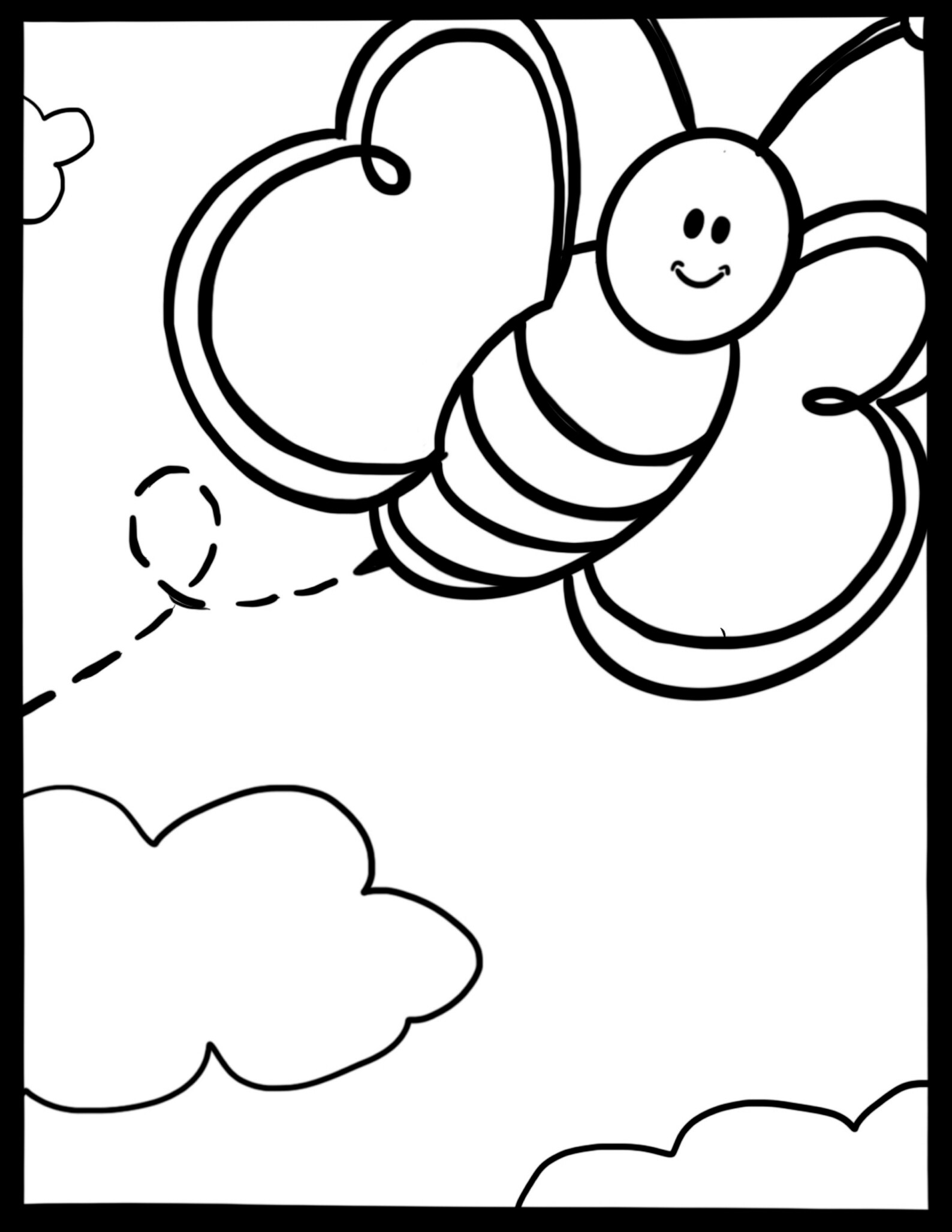 10 Simple Spring Coloring Pages for Kids - Spring Coloring Pages ...