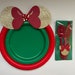 Christmas UTENSILS Minnie Mickey Mouse Fork Spoon Knife - Etsy