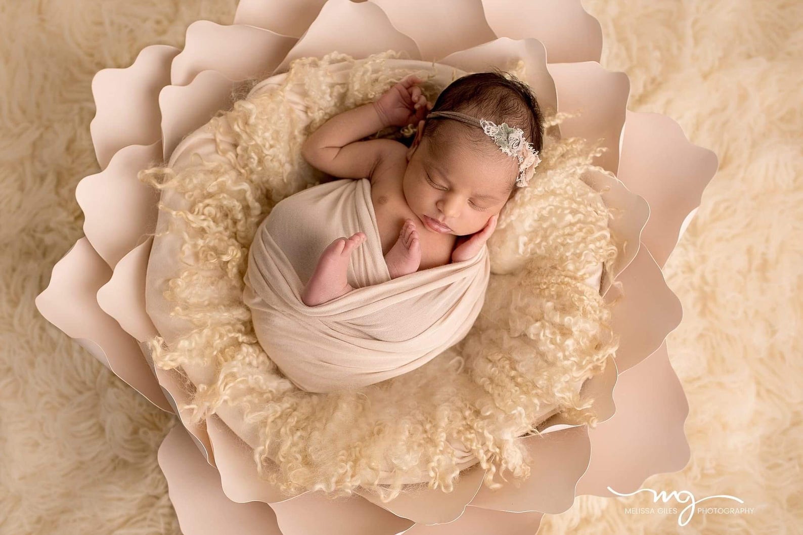 Newborn Baby Paper Flower Prop Photography Baby Shower Photo - Etsy