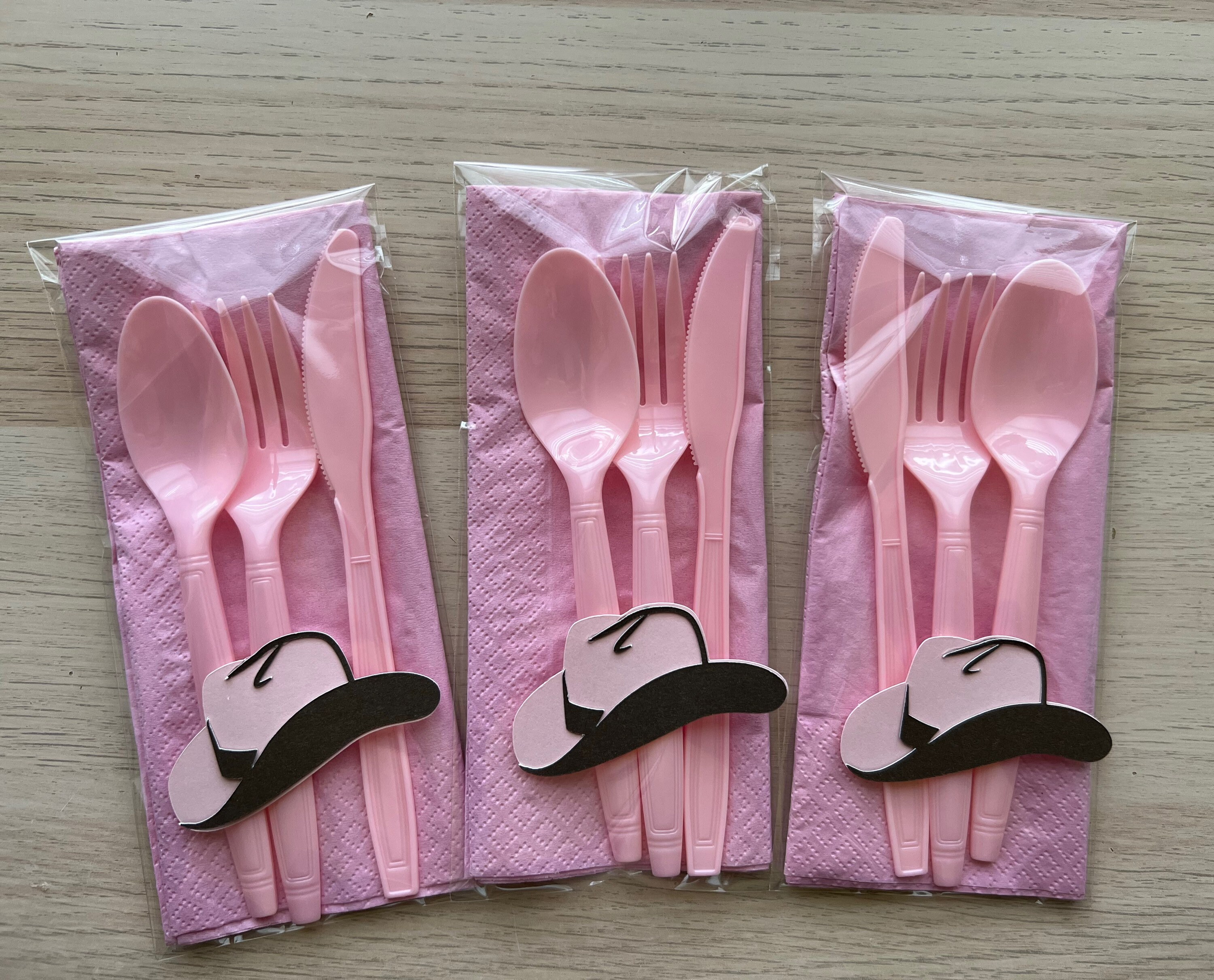 Cowboy Birthday Utensil Set: Rodeo Party Table Decor Boot Hat - Etsy