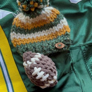 Green Bay Packers Inspired Hats, Newborn Beanie, Baby Packers Hat ...