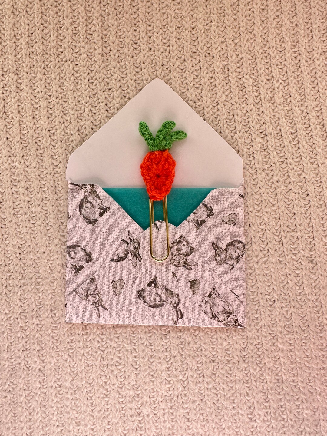 Carrot Journal Clip, Journal Clips, Crochet Paper Clip, Unique Gardener ...